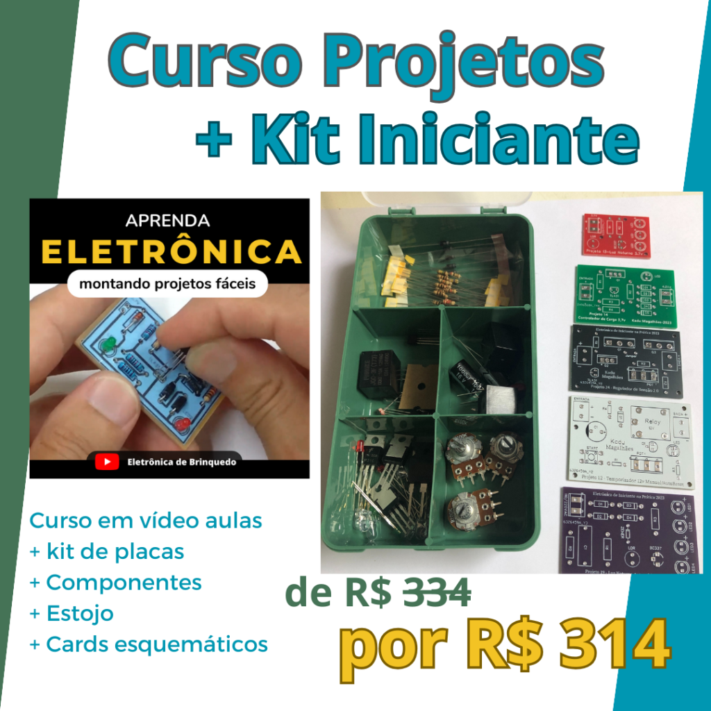Kits de Eletrônica para Iniciantes - Kadu Magalhães